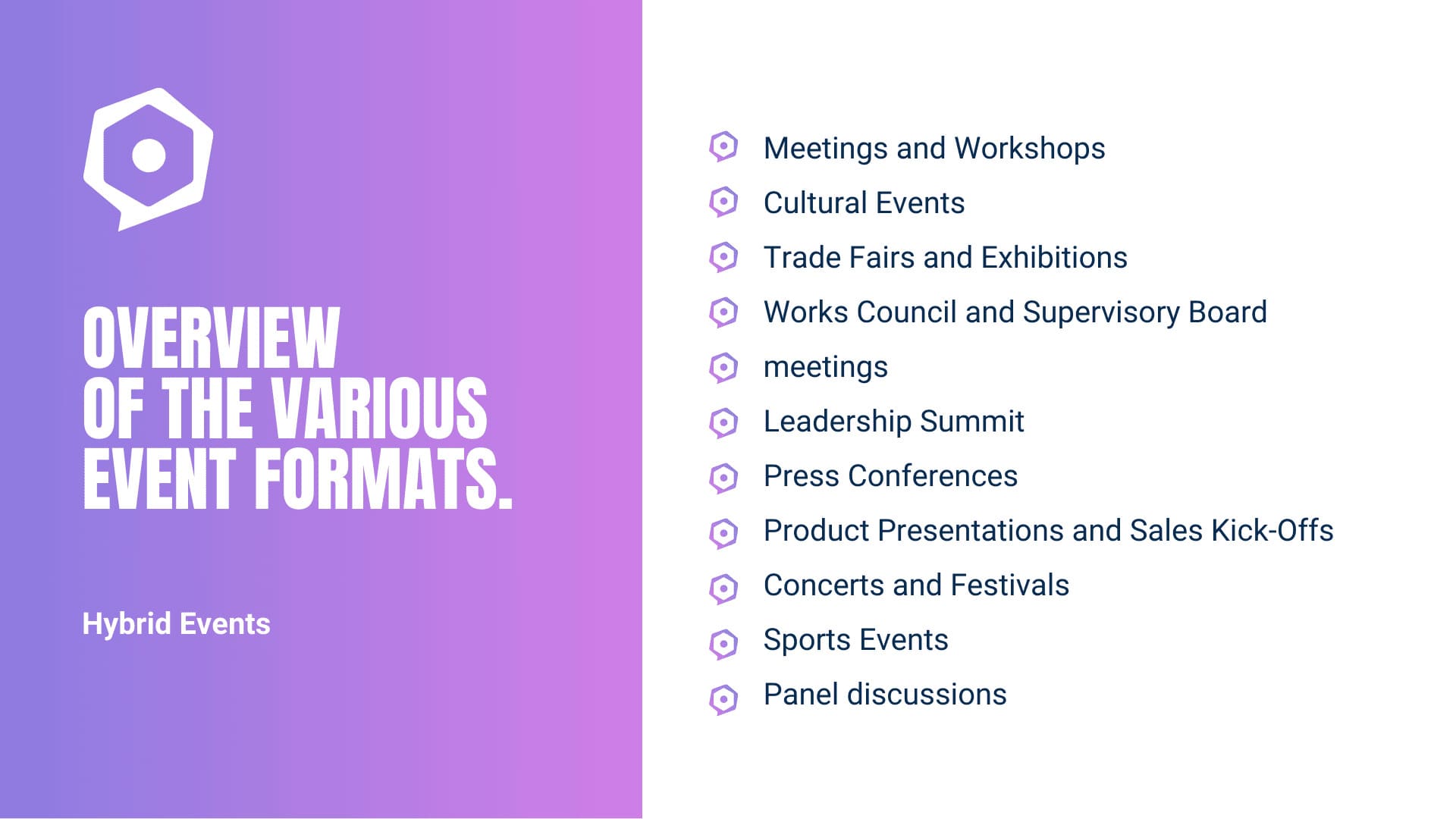 Hybrid events: Definition, examples & advantages