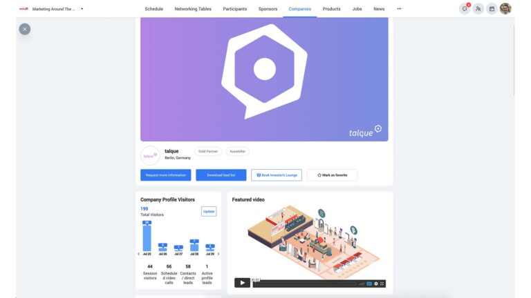talque - your platform for hybrid events
