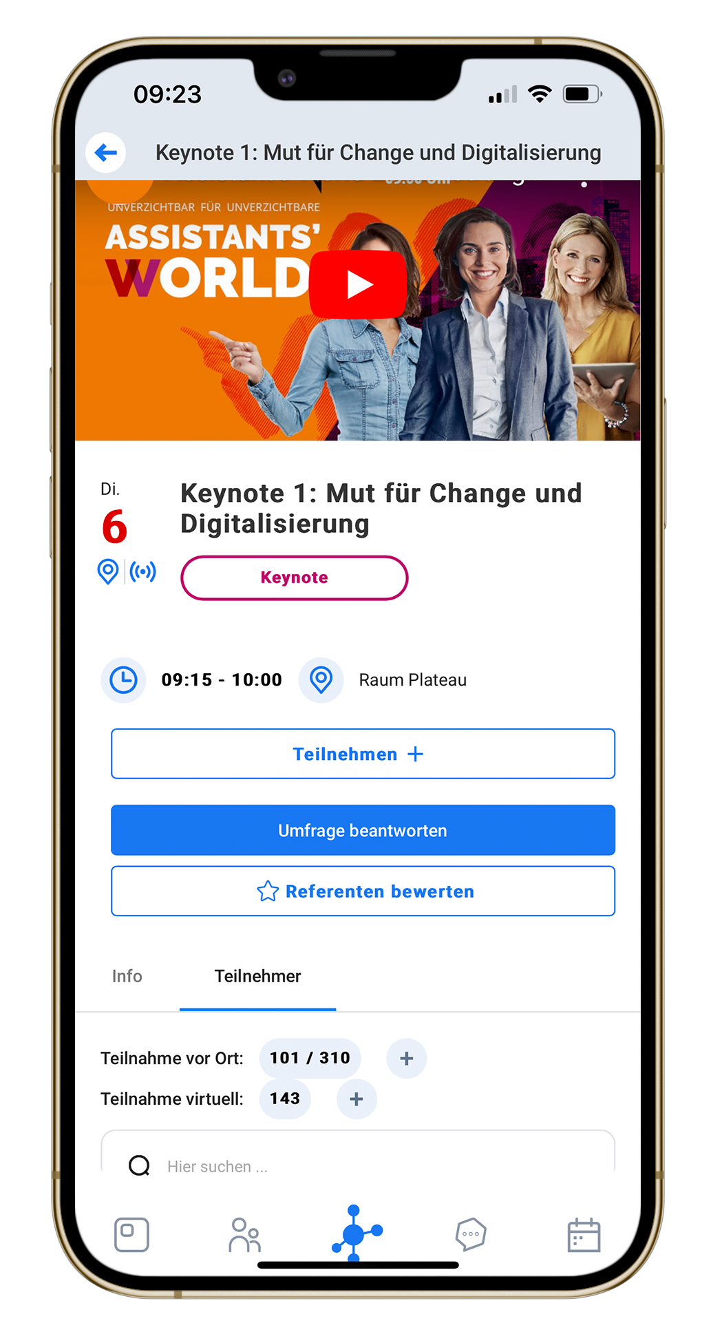 Talque Use Case: Assistants' World 2022 Konferenz & Expo